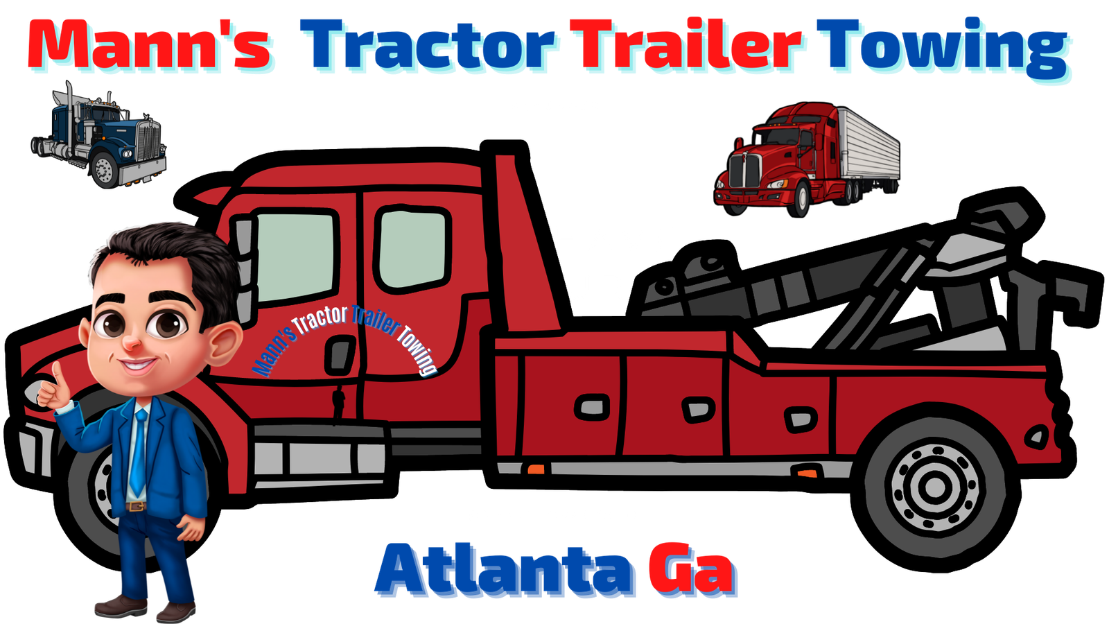 Tractor Trailer Towing | Heavy Duty Truck Towing |18 Wheeler